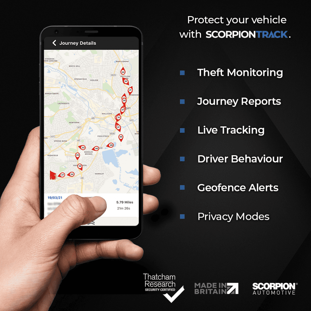 SCORPION S7 Insurance Approved Tracker | iTrack GPS Trackers
